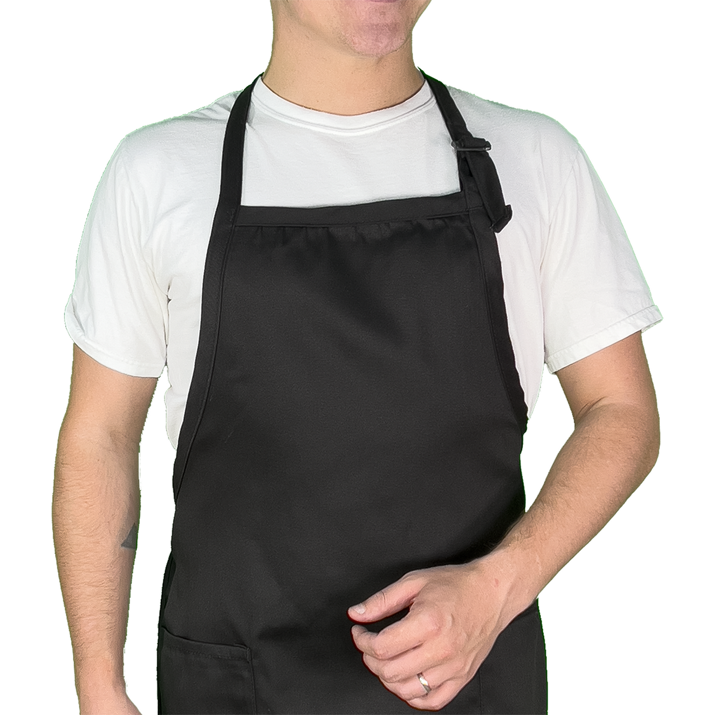 Personalized Chef Name Embroidered Apron (BLACK) — Place4Print - Best ...